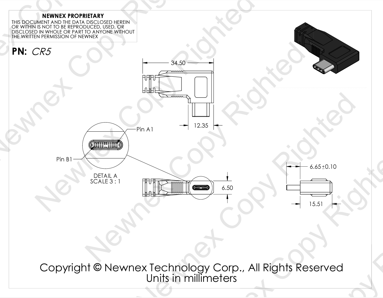 USB C to USB C Cable for USB 3.2, Display and PD | Newnex