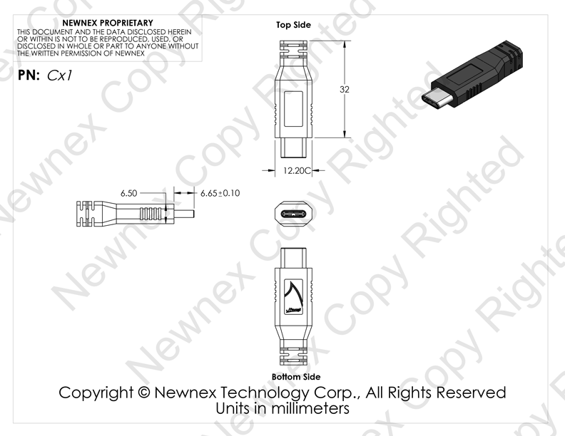 USB C to USB Legacy Connector Cable – A to C, B to C, Micro USB to C