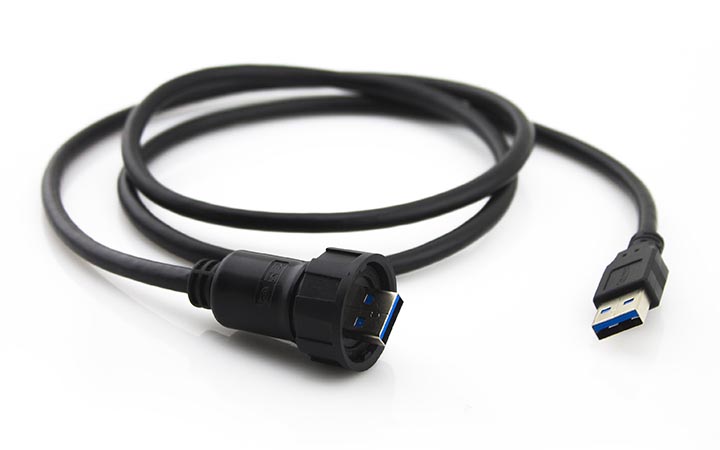 IP67 USB 3.0 Waterproof Cable Connections Systems