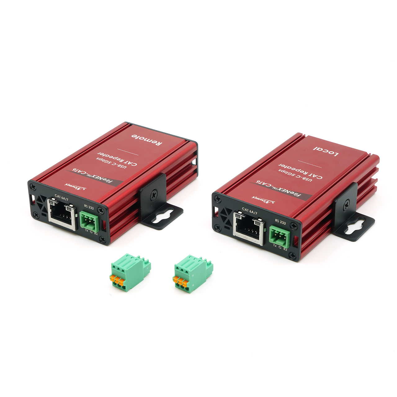 USB-C Extender for 5Gbps Data & 27W Power over CAT Ethernet Cable