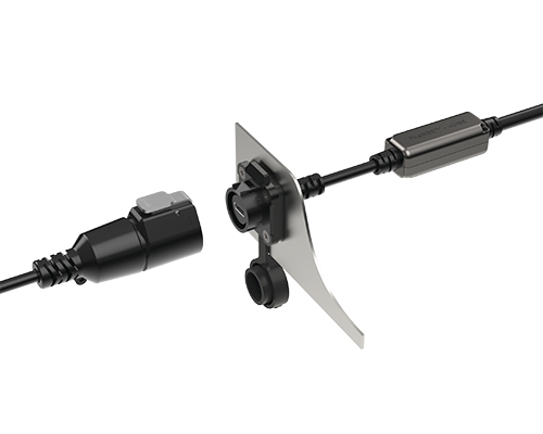 Panel Mount USB Cables, Secure USB 2.0 Integration